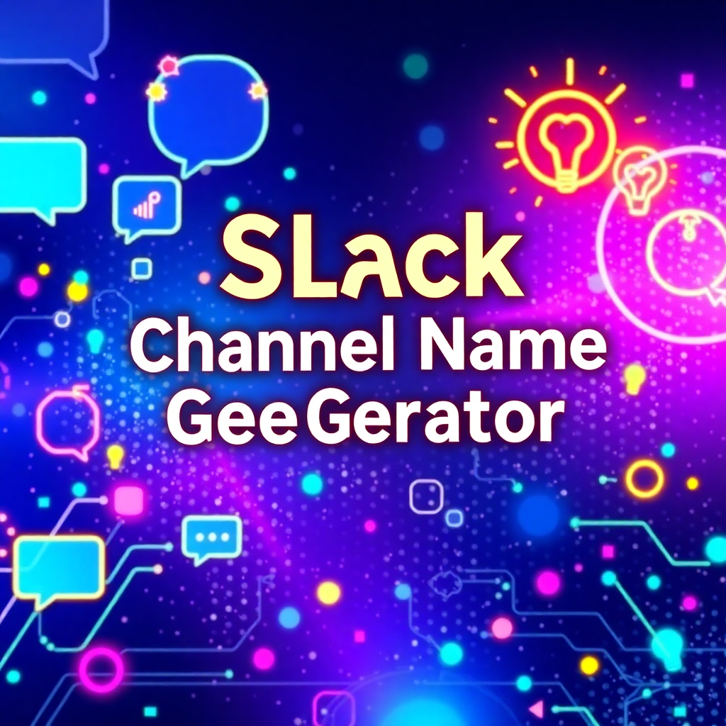 Best Slack Channel Name Generator | Vondy