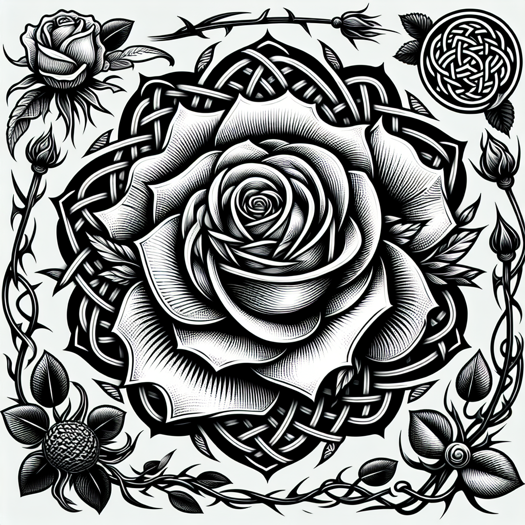 Best Celtic Rose Tattoo Generator | Vondy