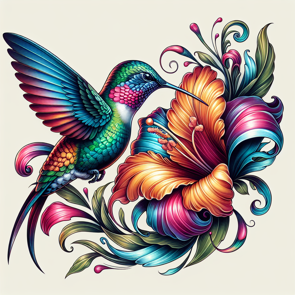 Best Realism Hummingbird Tattoo Generator | Vondy