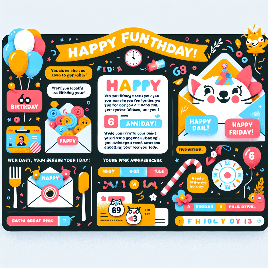 Best Fun Friday Email To Employees Template | Vondy