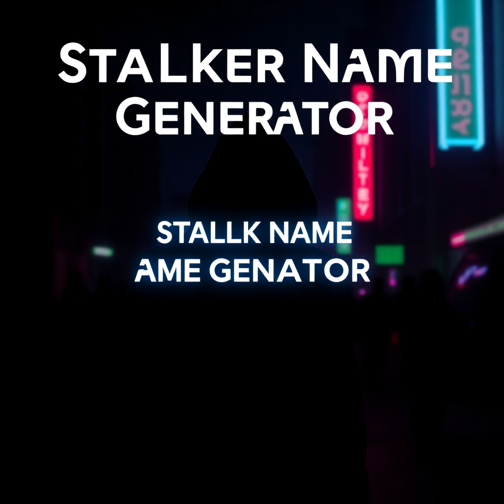 Best Stalker Name Generator | Vondy