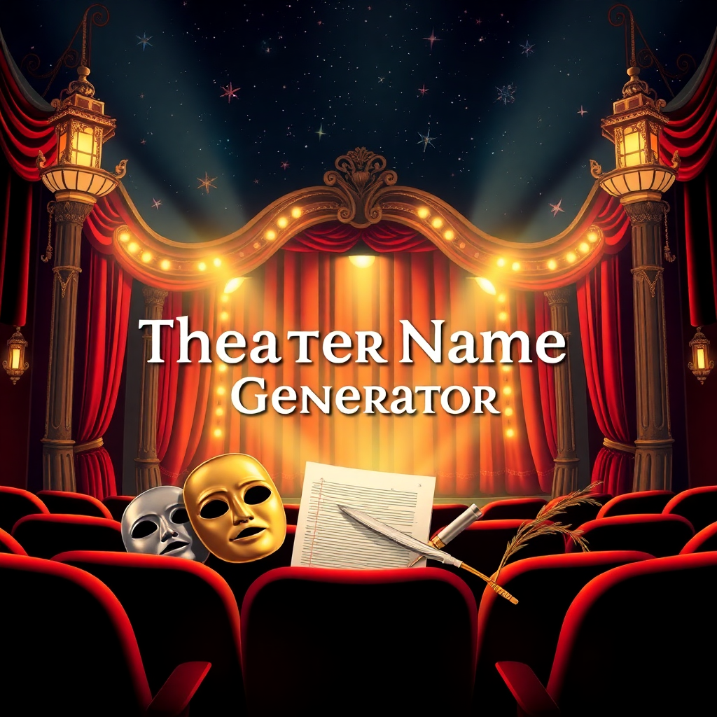 Best Theater Name Generator | Vondy