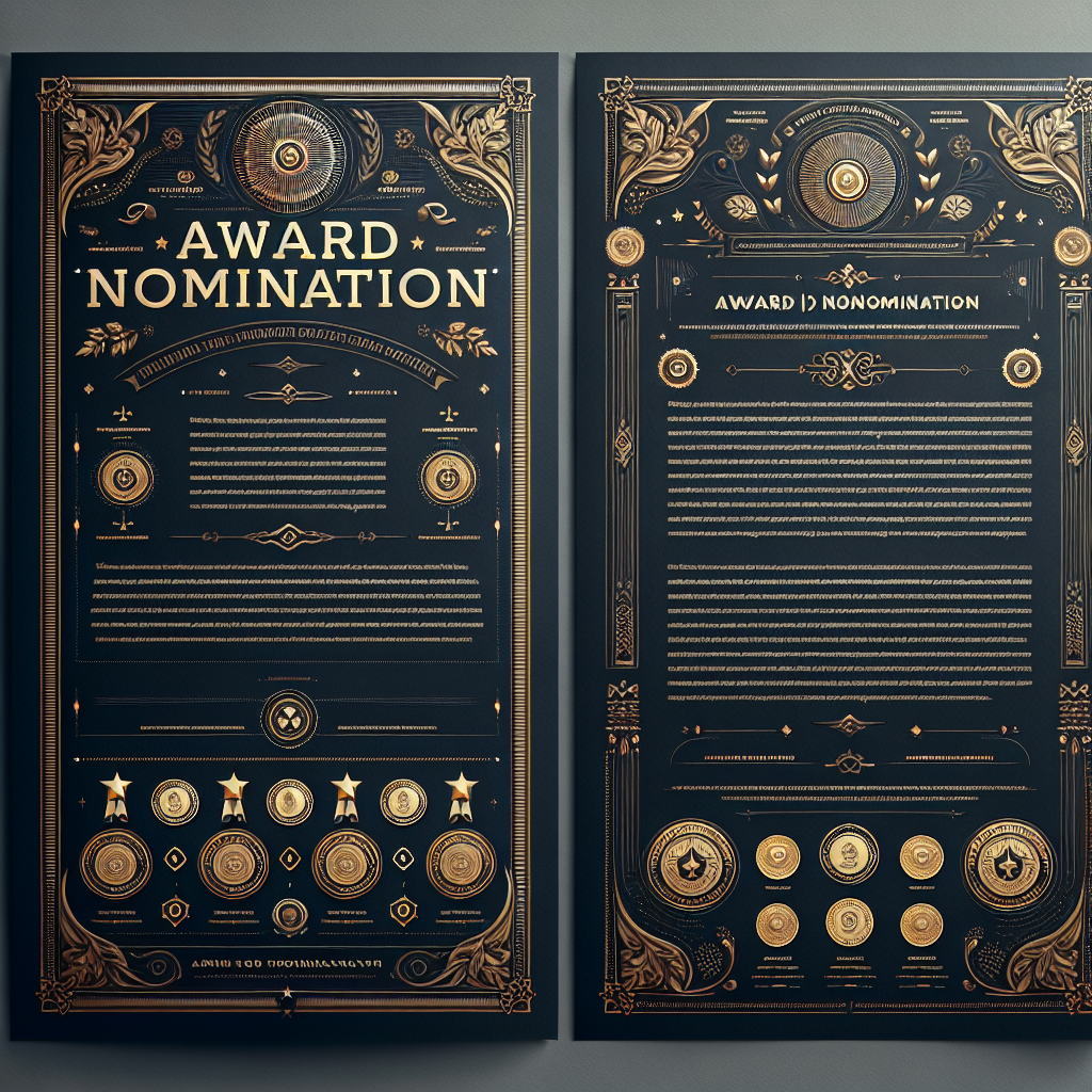 Best Award Nomination Generator | Vondy