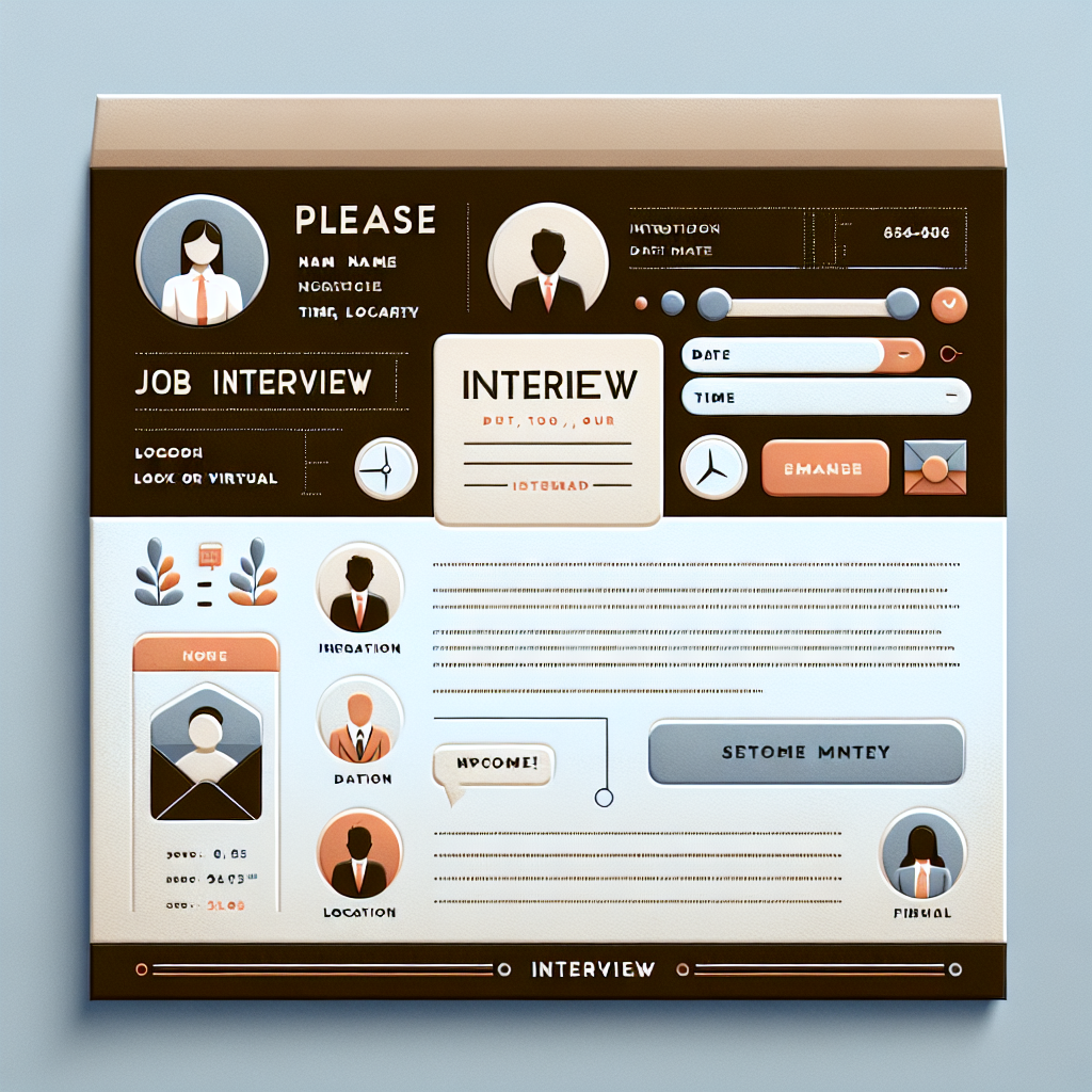 Best Set Up Interview Email Template | Vondy