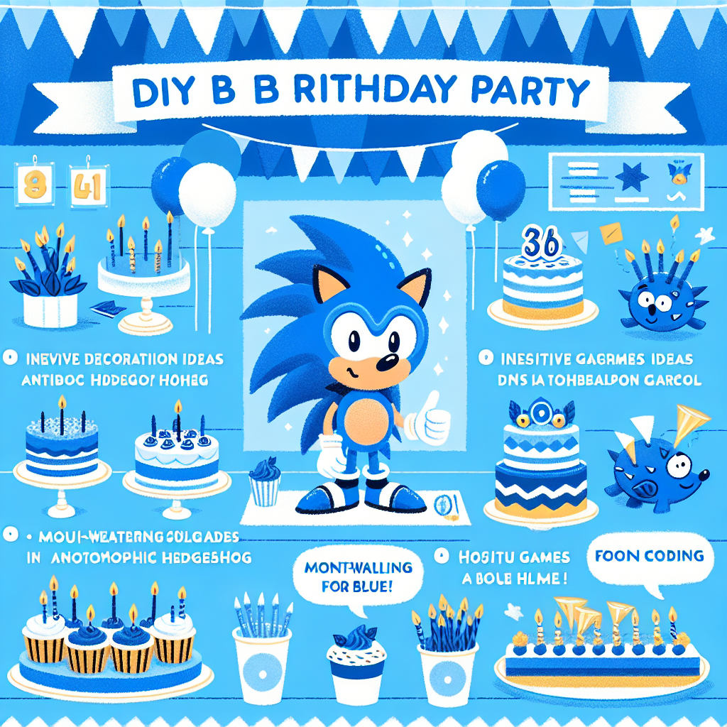 Best Diy Sonic Birthday Party Ideas | Vondy