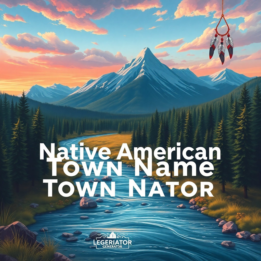 Best Native American Town Name Generator | Vondy