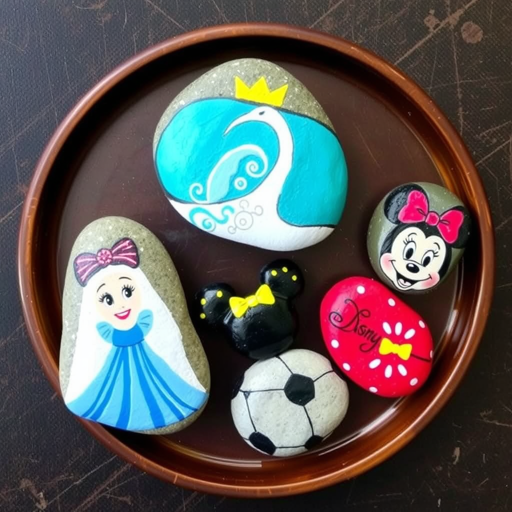 Disney Painted Rocks Mickey's Painted Rocks