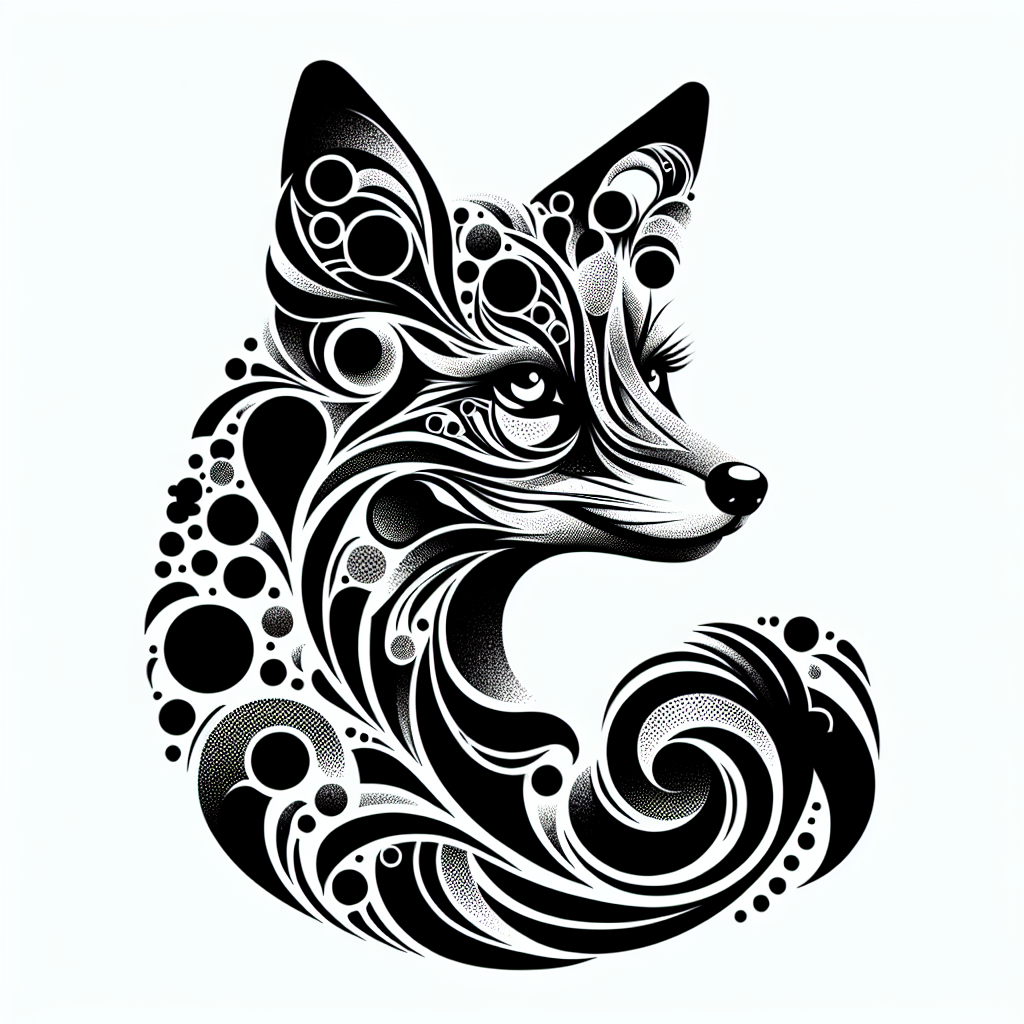 Best Trash Polka Fox Tattoo Generator | Vondy