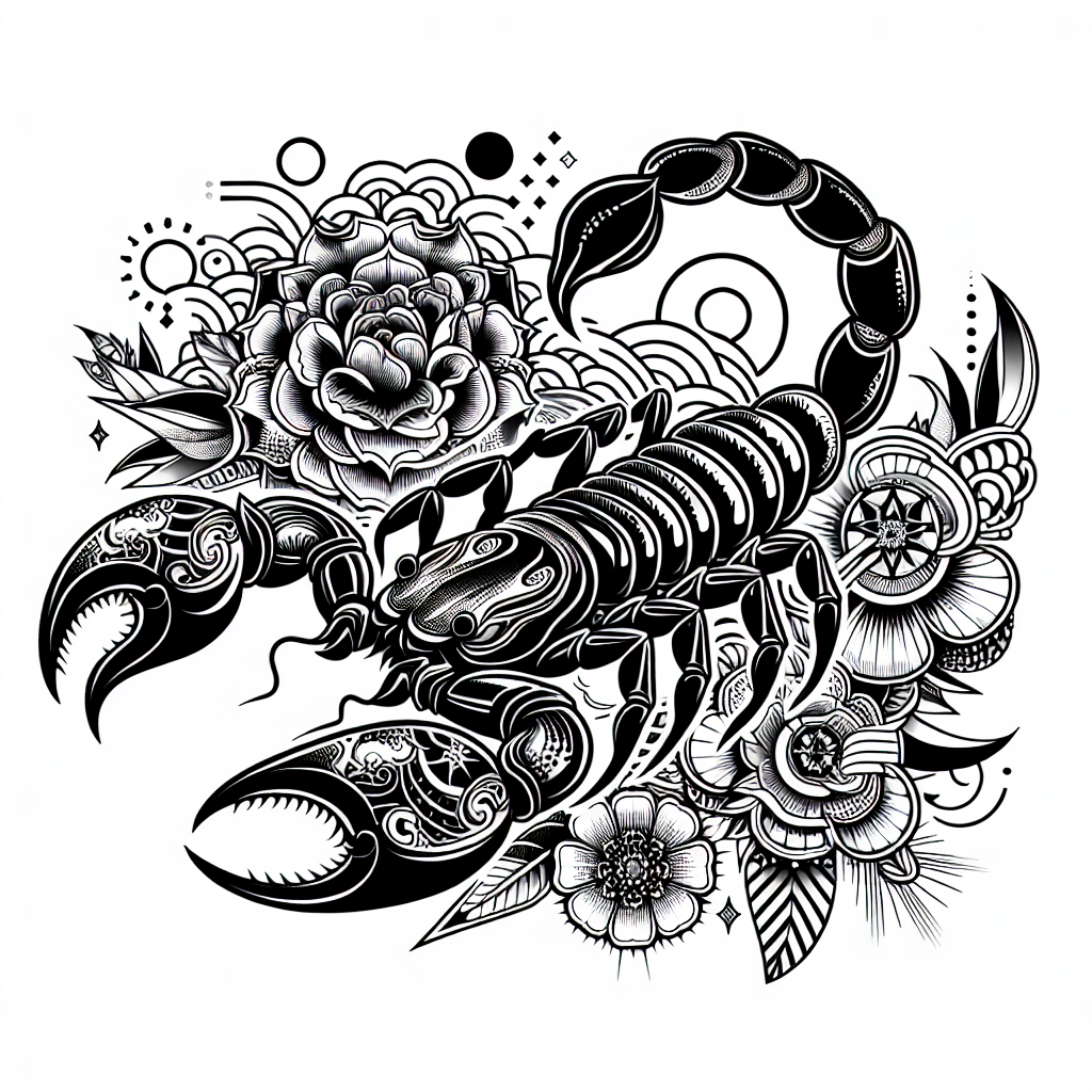 Best Neo-Japanese Scorpion Tattoo Generator | Vondy