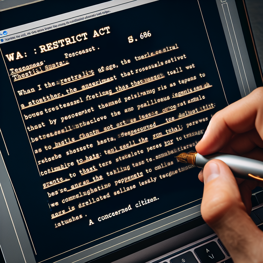 Best Restrict Act Email Template | Vondy