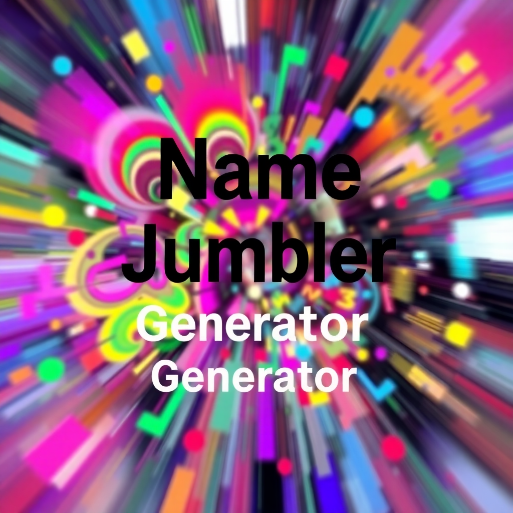 Best Name Jumbler Generator | Vondy