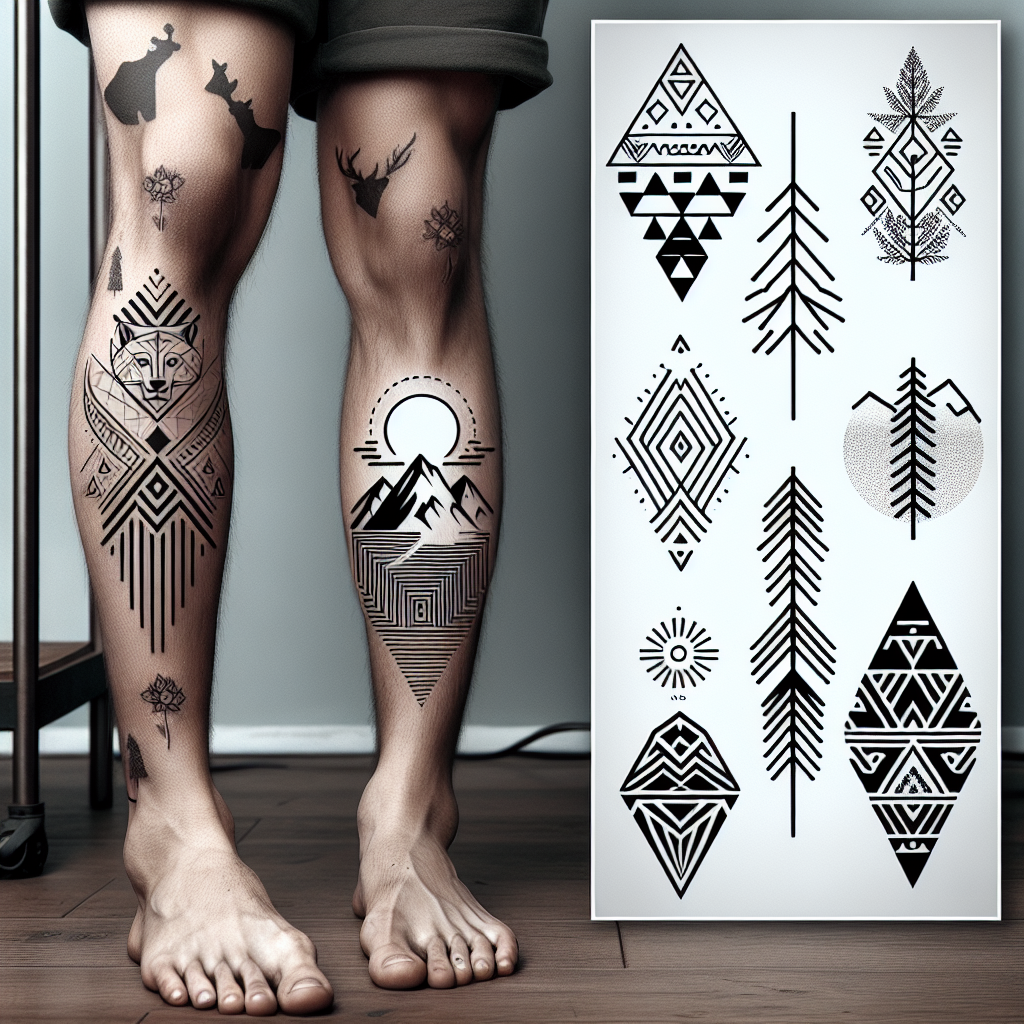 Best Simple Leg Tattoo Ideas For Men | Vondy