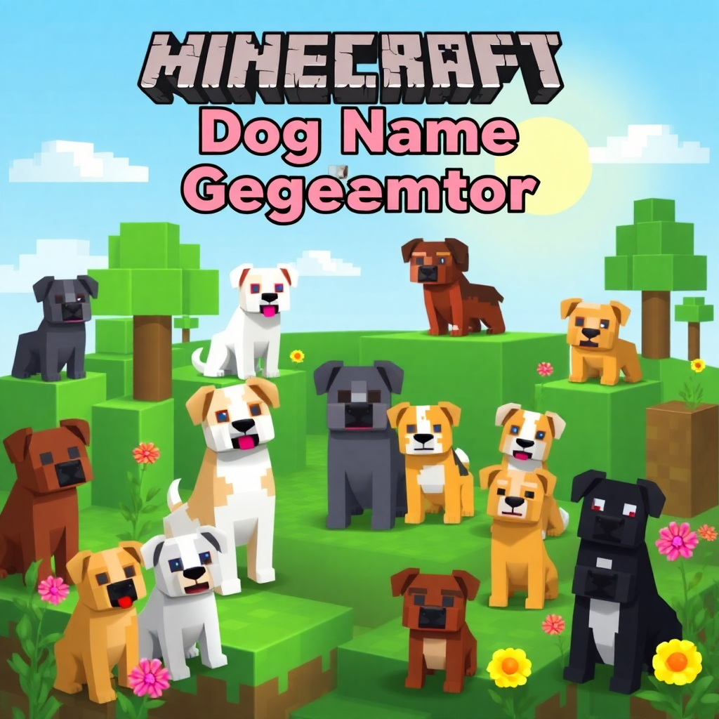 Best Minecraft Dog Name Generator | Vondy