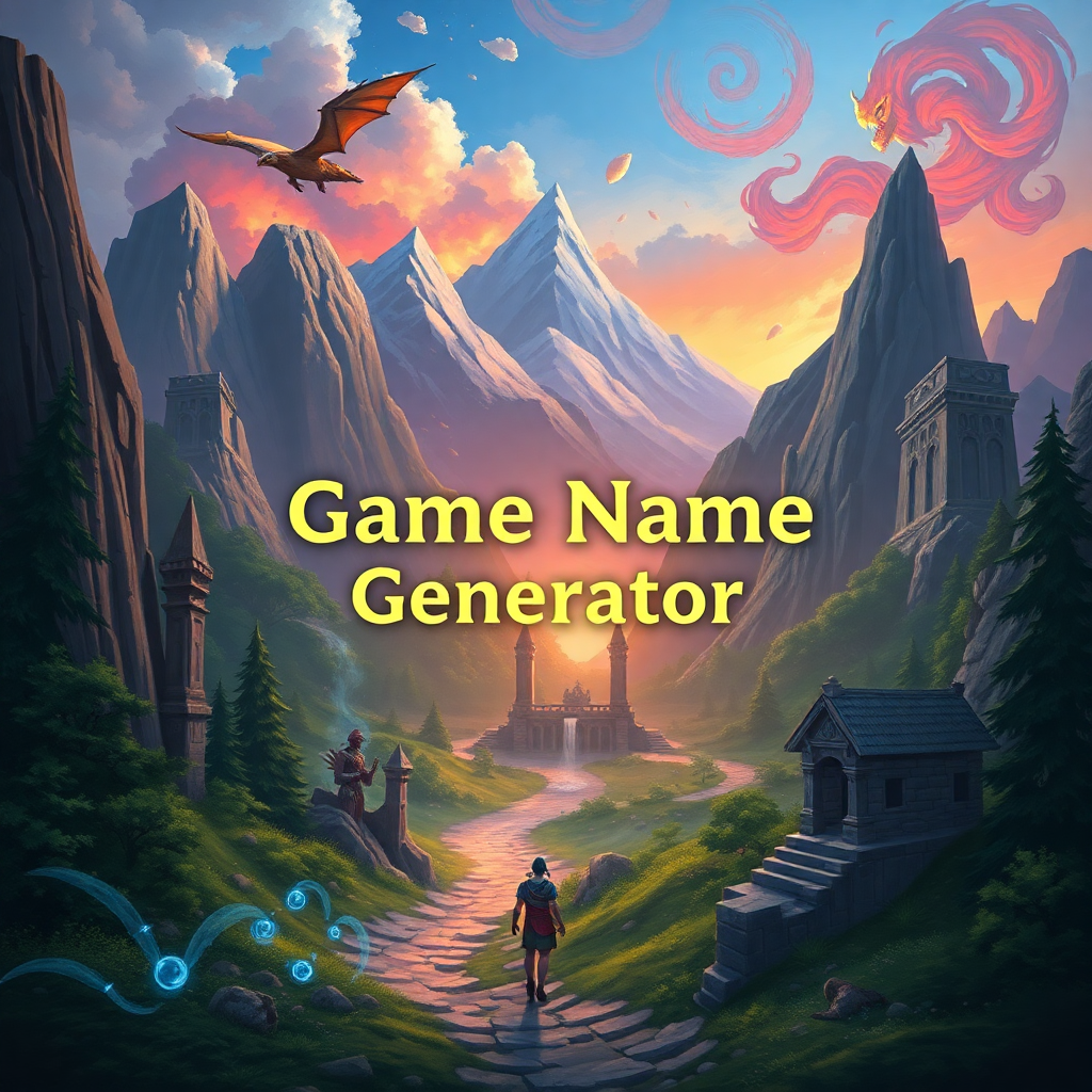Best Game Name Generator Rpg | Vondy