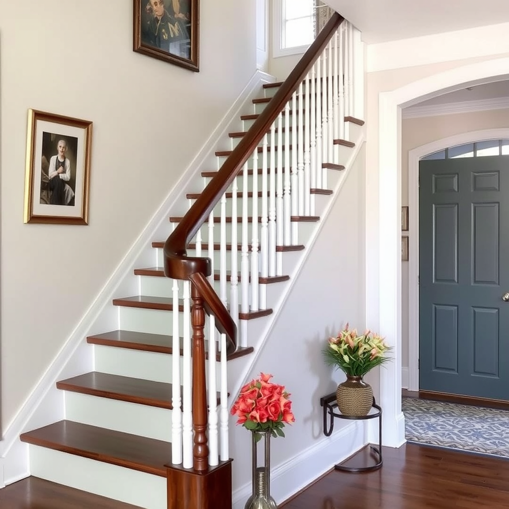 Best Colour Schemes Ideas For Painting Stairs And Landing | Vondy