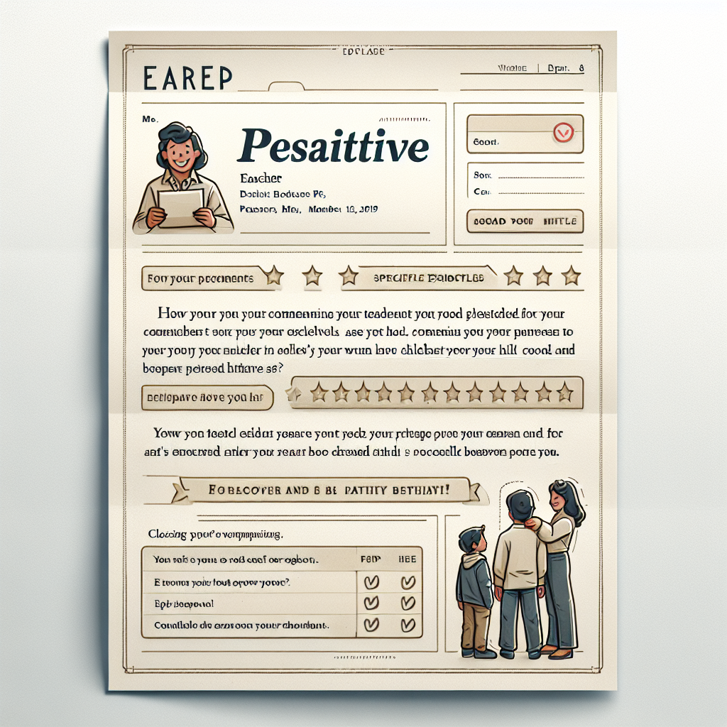 Best Positive Email To Parents From Teacher Template | Vondy