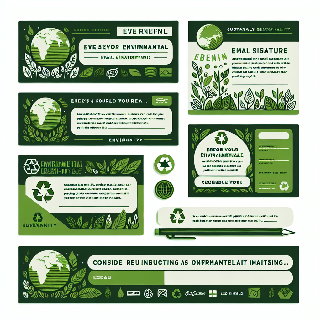 Best Go Green Email Template | Vondy