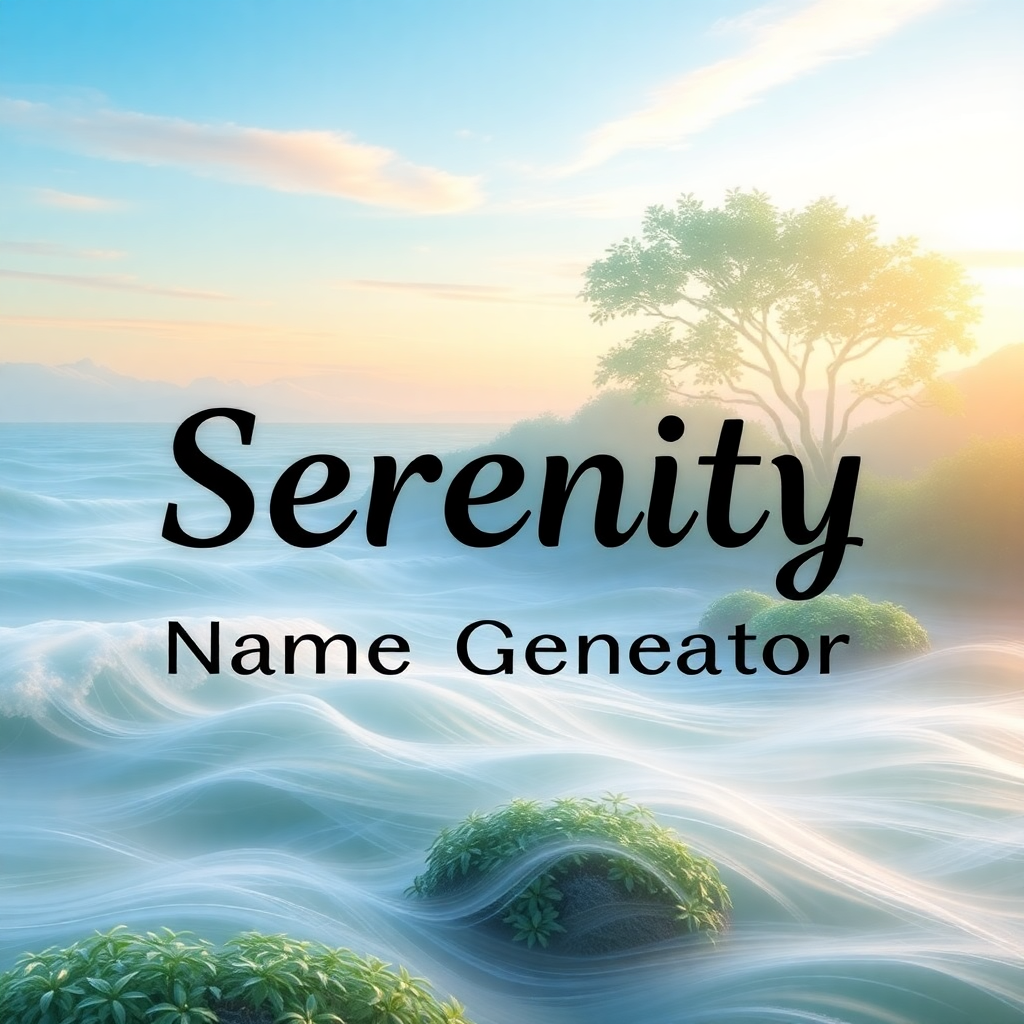 Best Serenity Name Generator | Vondy