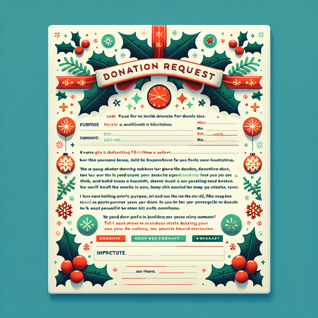 Best Christmas Donation Email Template | Vondy