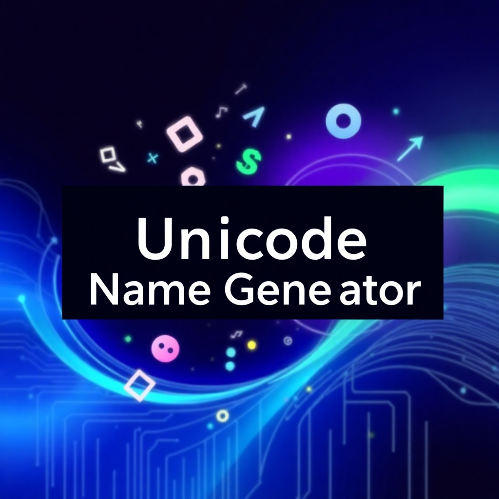 Best Unicode Name Generator | Vondy
