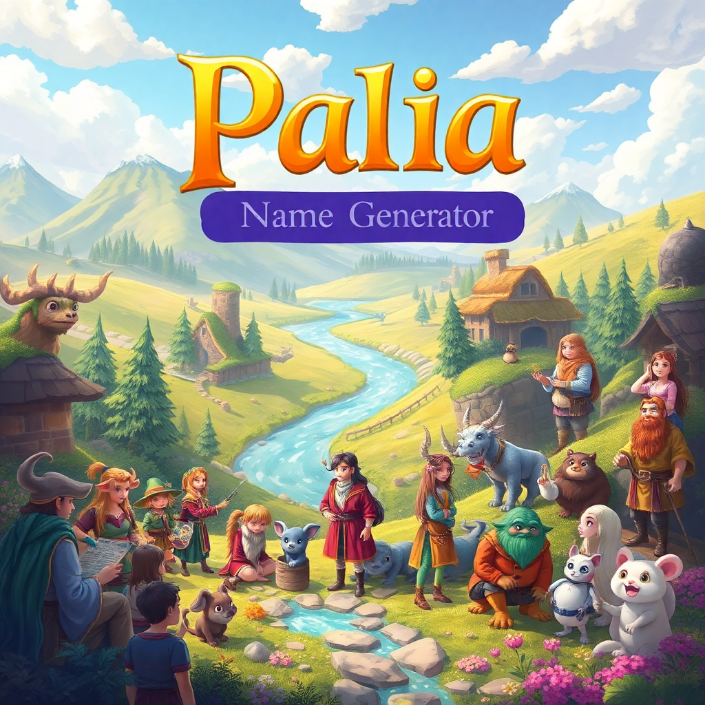 Best Palia Character Name Generator | Vondy