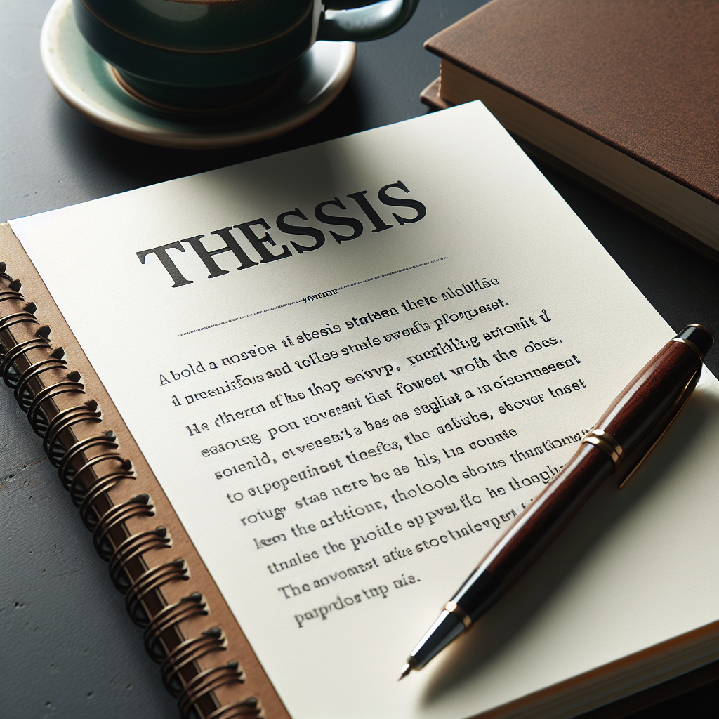 Best Thesis Statement Generator | Vondy