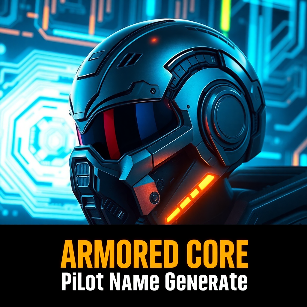 Best Armored Core Pilot Name Generator | Vondy