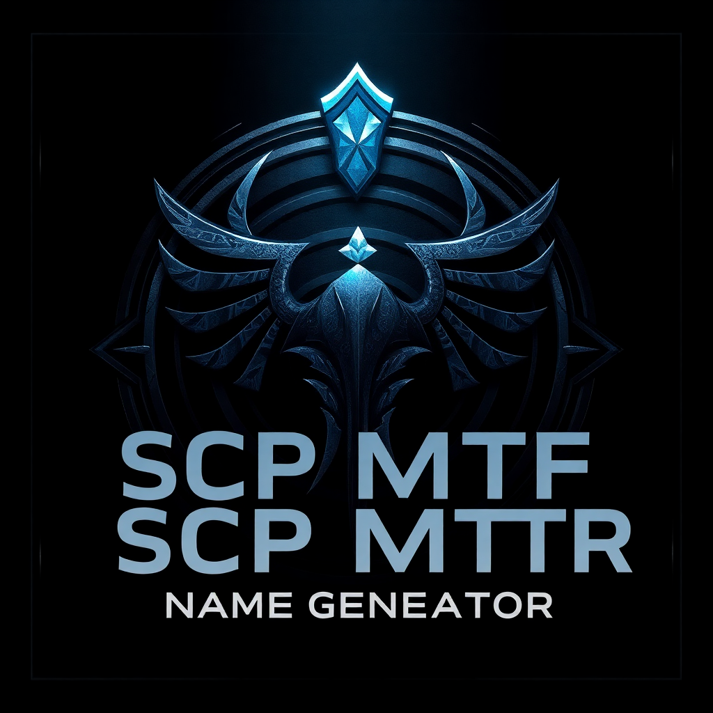 Best Scp Mtf Name Generator | Vondy