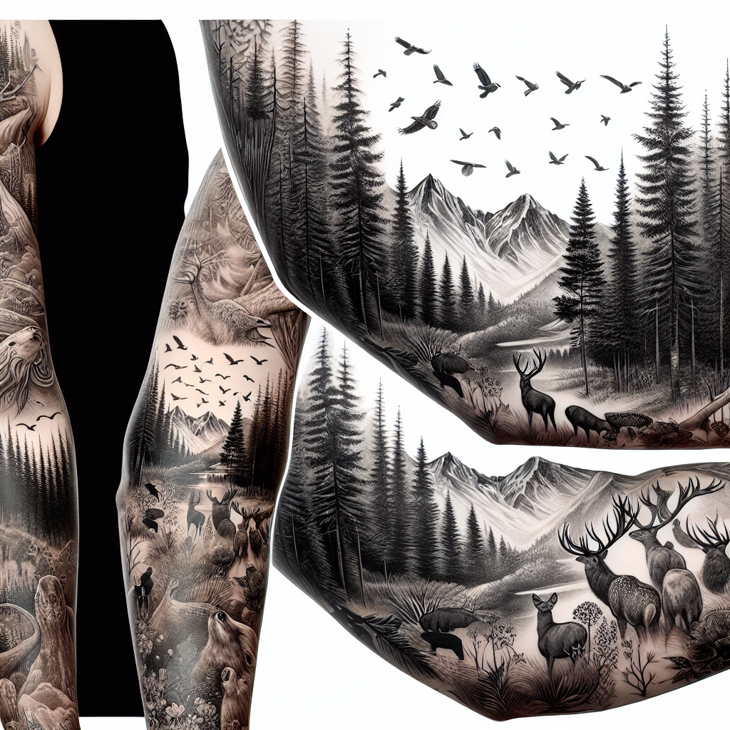 Best Wilderness Tattoo Sleeve Ideas | Vondy