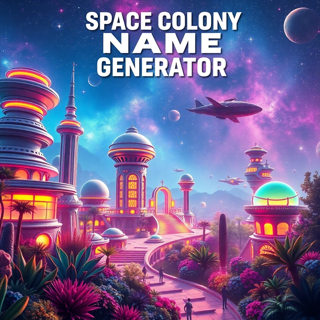 Best Space Colony Name Generator | Vondy