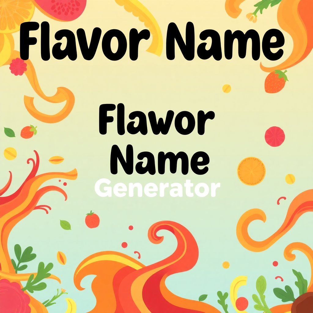 Best Flavor Name Generator | Vondy