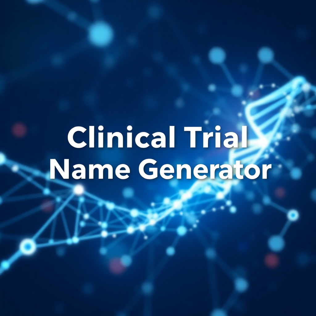 Best Clinical Trial Name Generator | Vondy