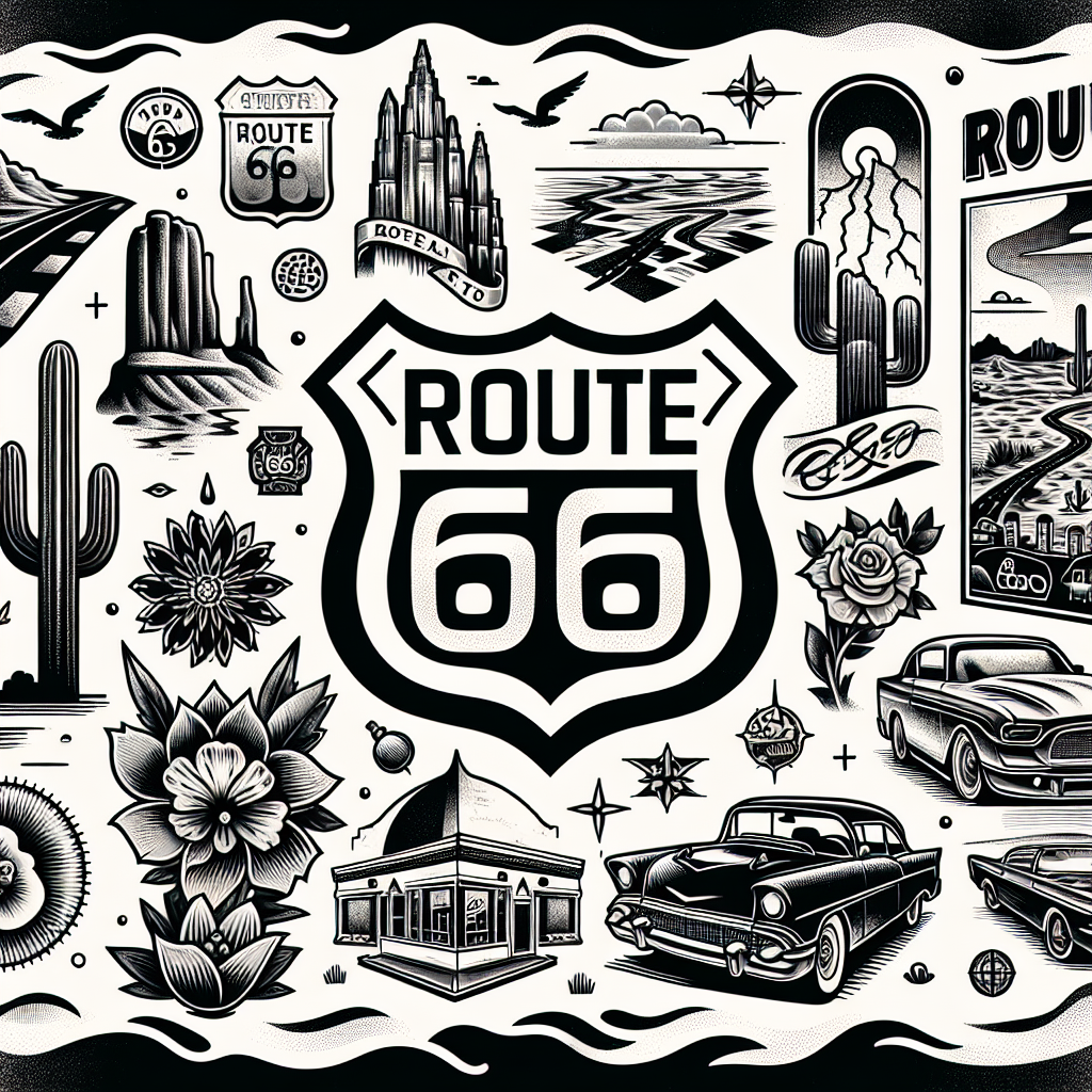 Best Route 66 Tattoo Ideas | Vondy