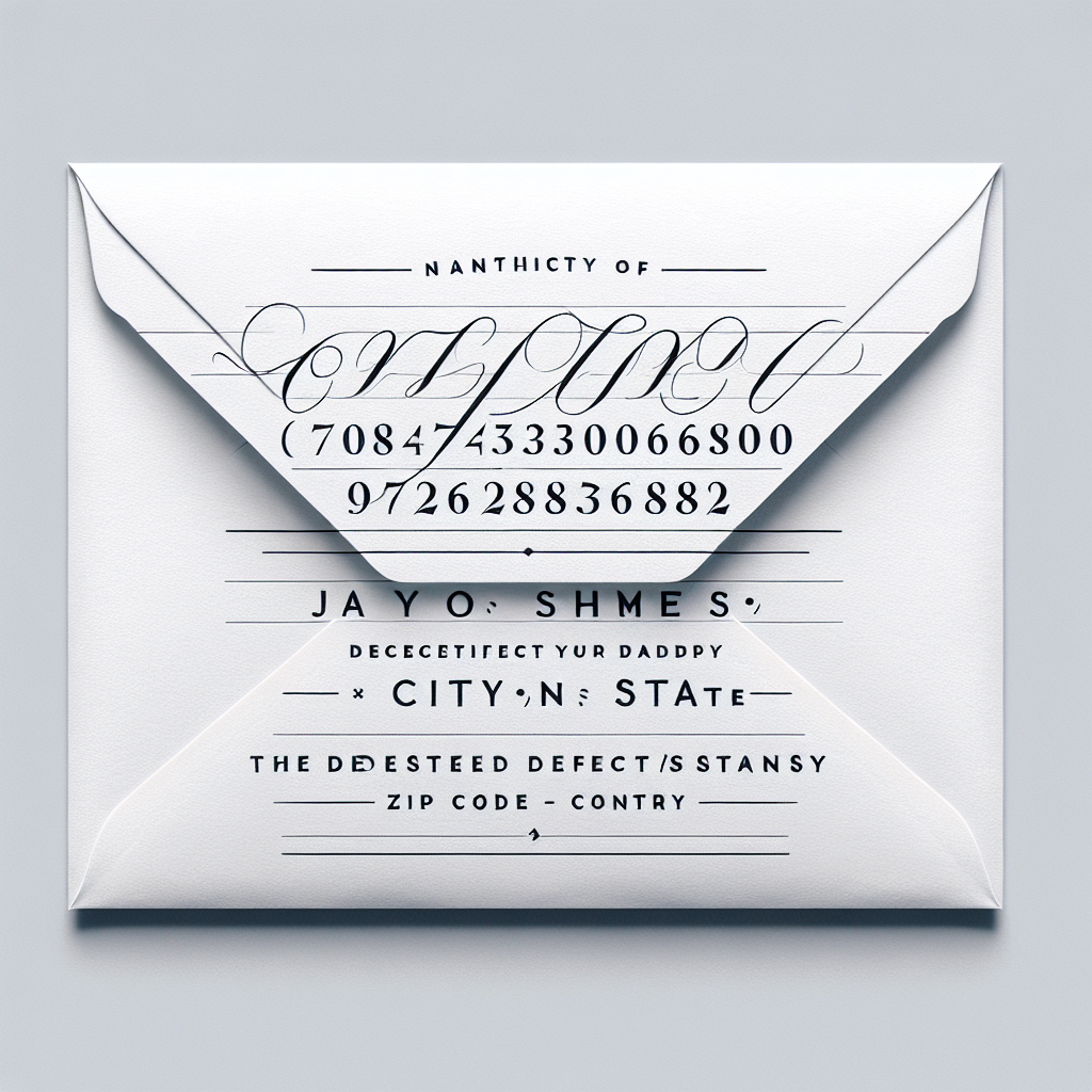 How To Properly Write Your Address | Vondy