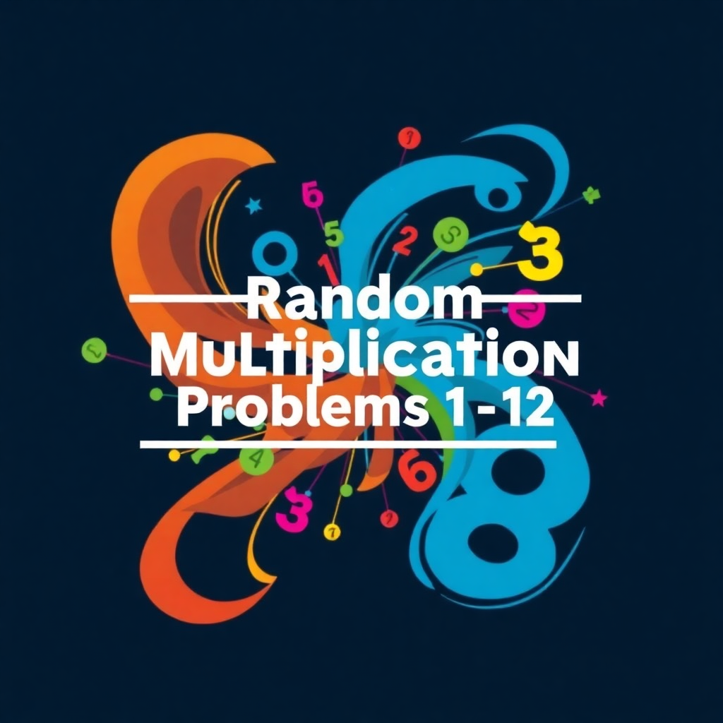 Best Random Multiplication Problems 1-12 Generator | Vondy