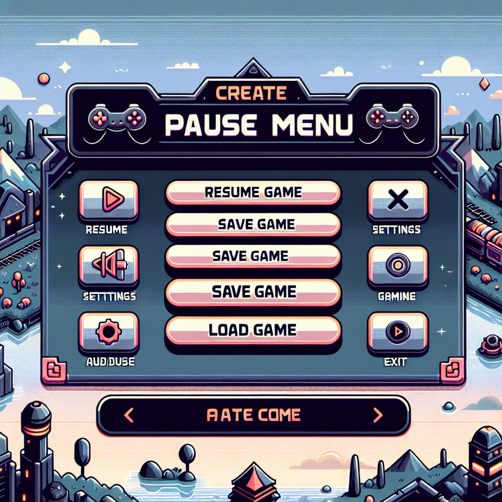 Best Game Pause Menu Generator | Vondy