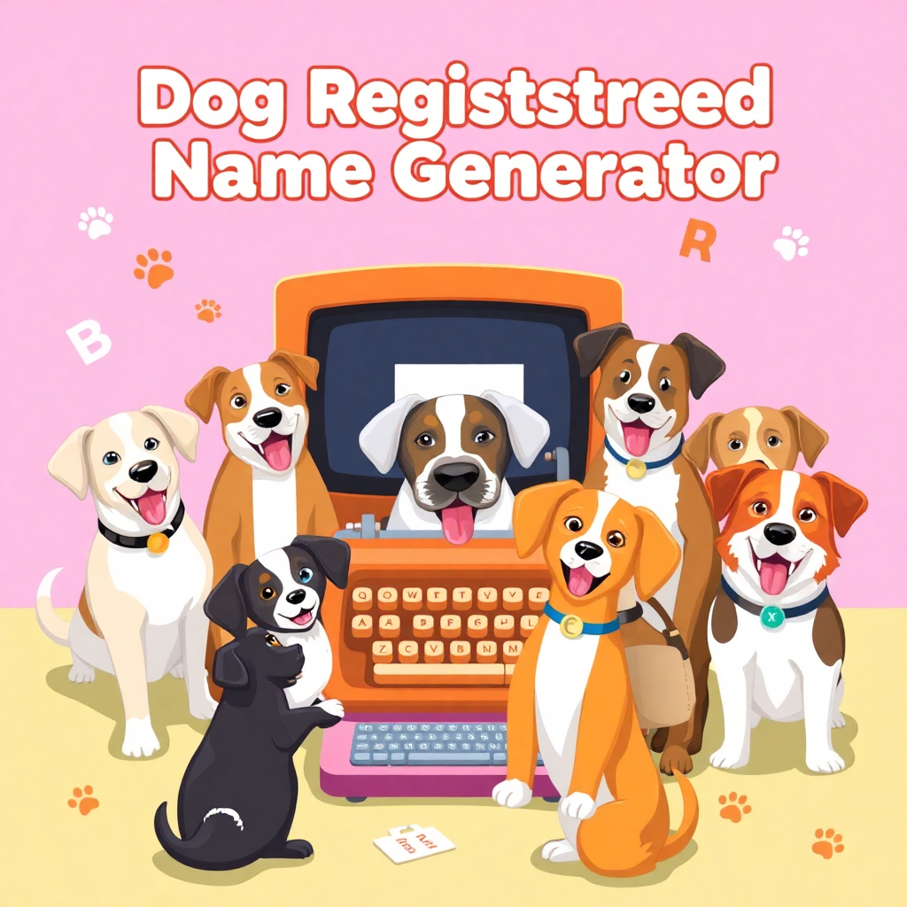 Best Dog Registered Name Generator | Vondy