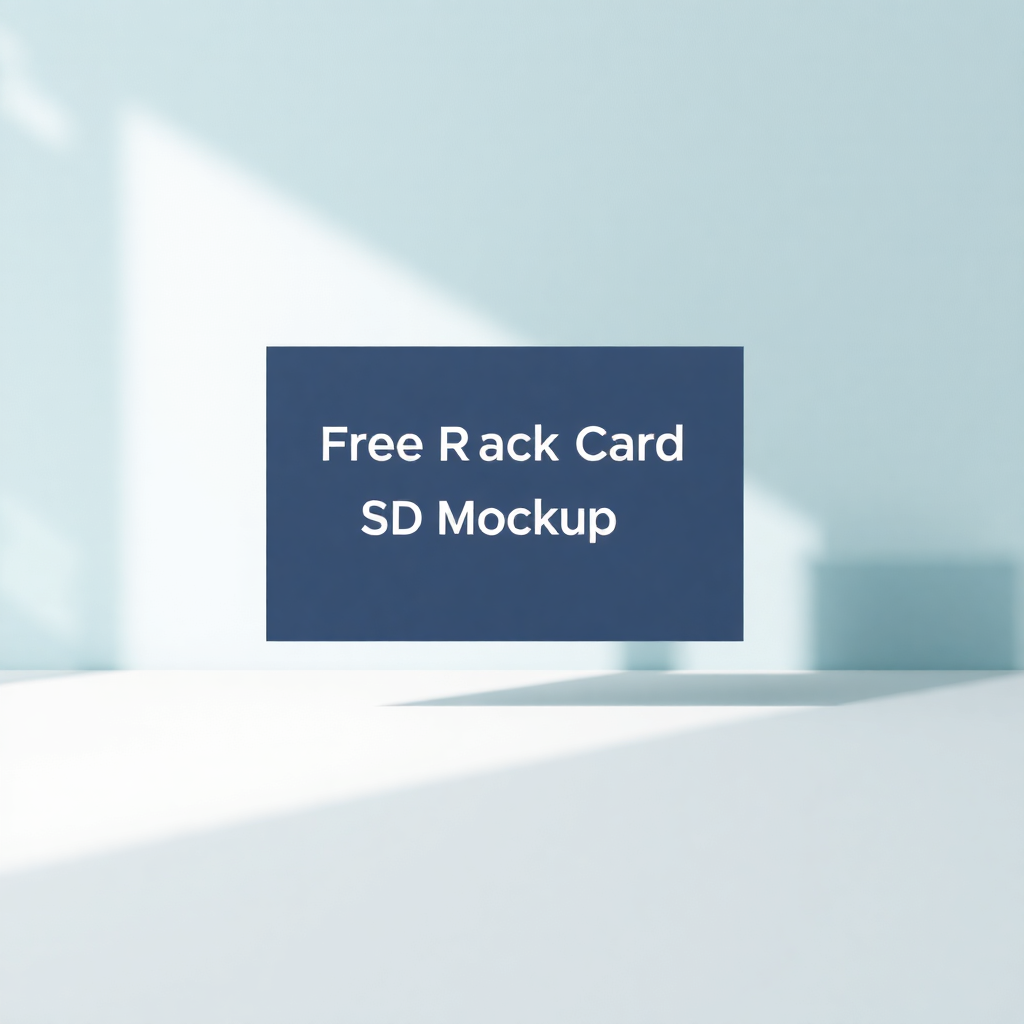 Best Free Rack Card Psd Mockup | Vondy