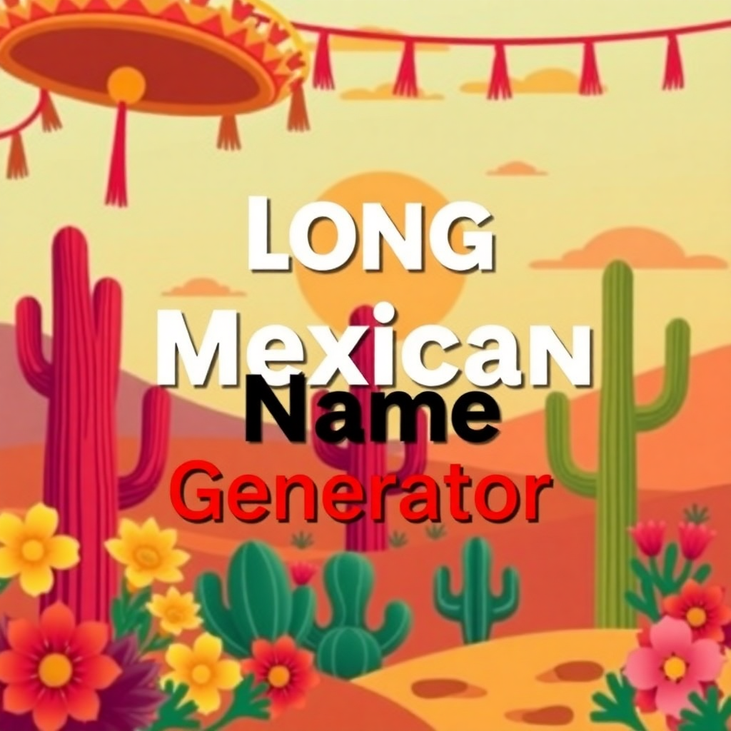 Best Long Mexican Name Generator | Vondy