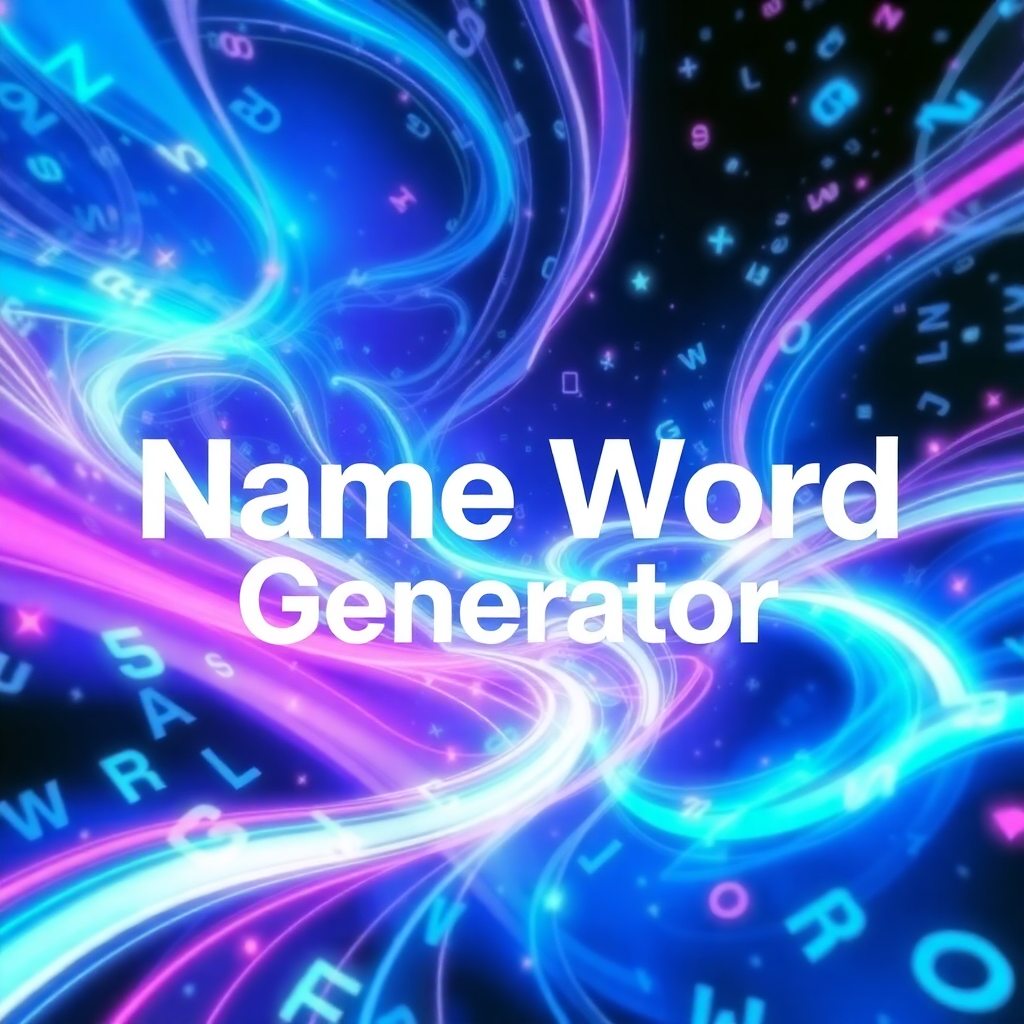 Best Name Word Generator | Vondy