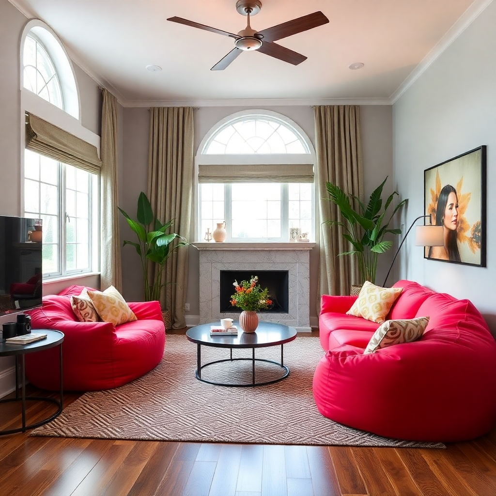 Best Bean Bag Living Room Design Ideas | Vondy
