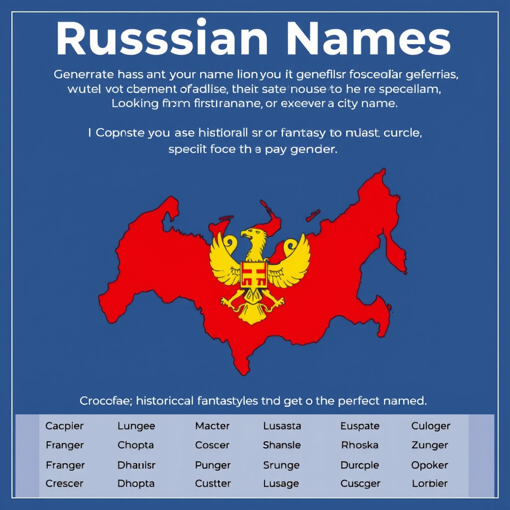 Best Russian Name Generator Fantasy | Vondy
