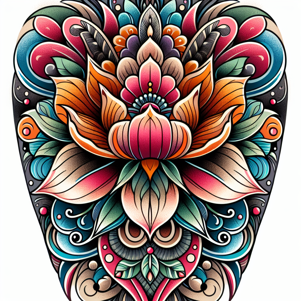Best Neo-Traditional Flower Tattoo Generator | Vondy