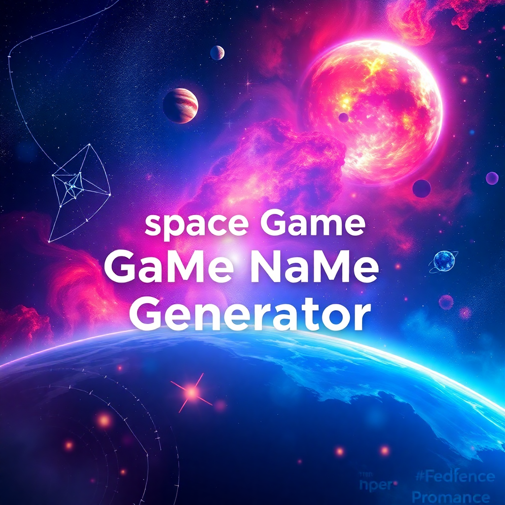 Best Space Game Name Generator | Vondy