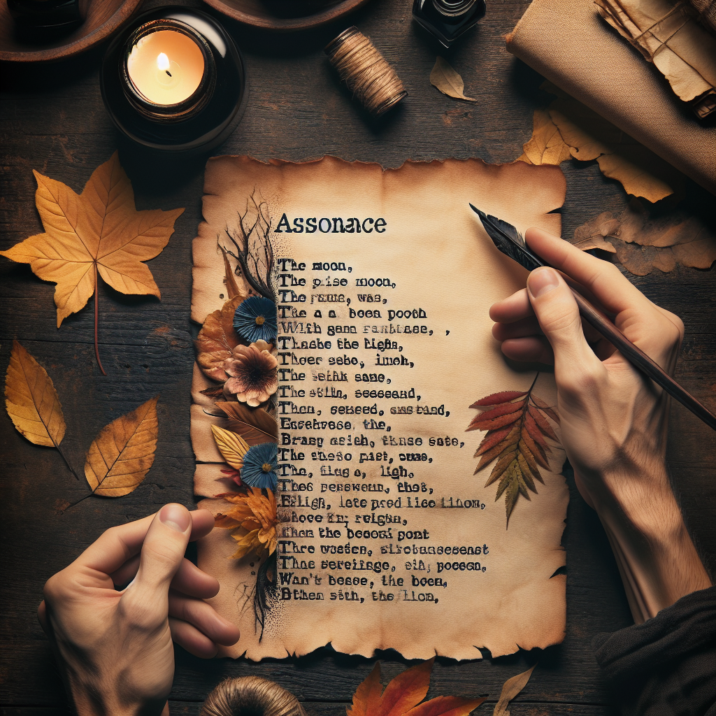 Best Assonance Poem Generator | Vondy