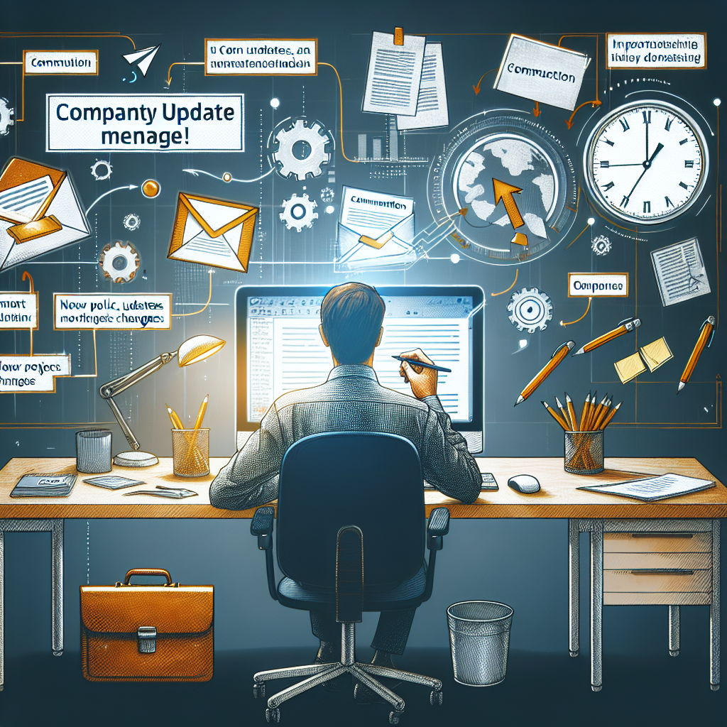 Best Company Update Email Template | Vondy