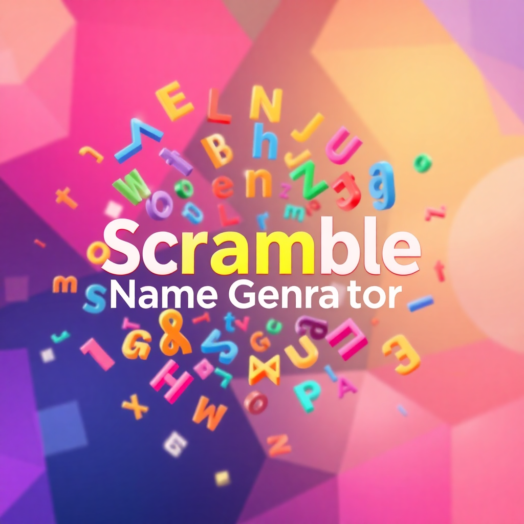 Best Scramble Name Generator | Vondy