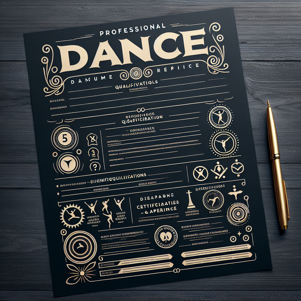 Best Dancer Resume Generator | Vondy