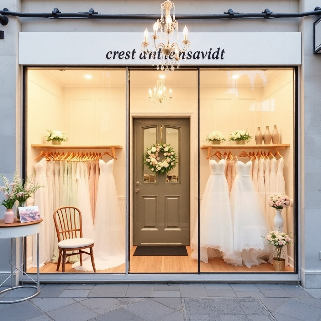 Bridal Boutique Display Ideas