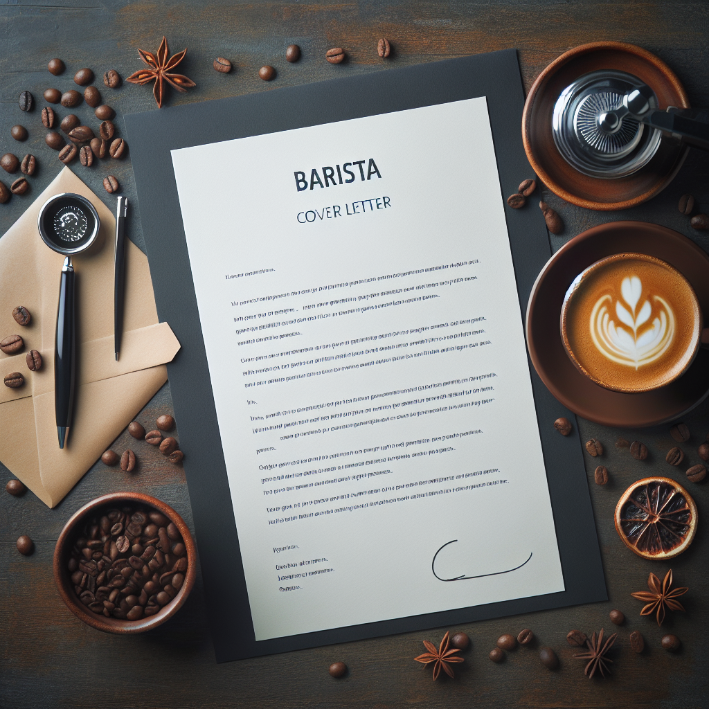Best Barista Cover Letter Generator | Vondy